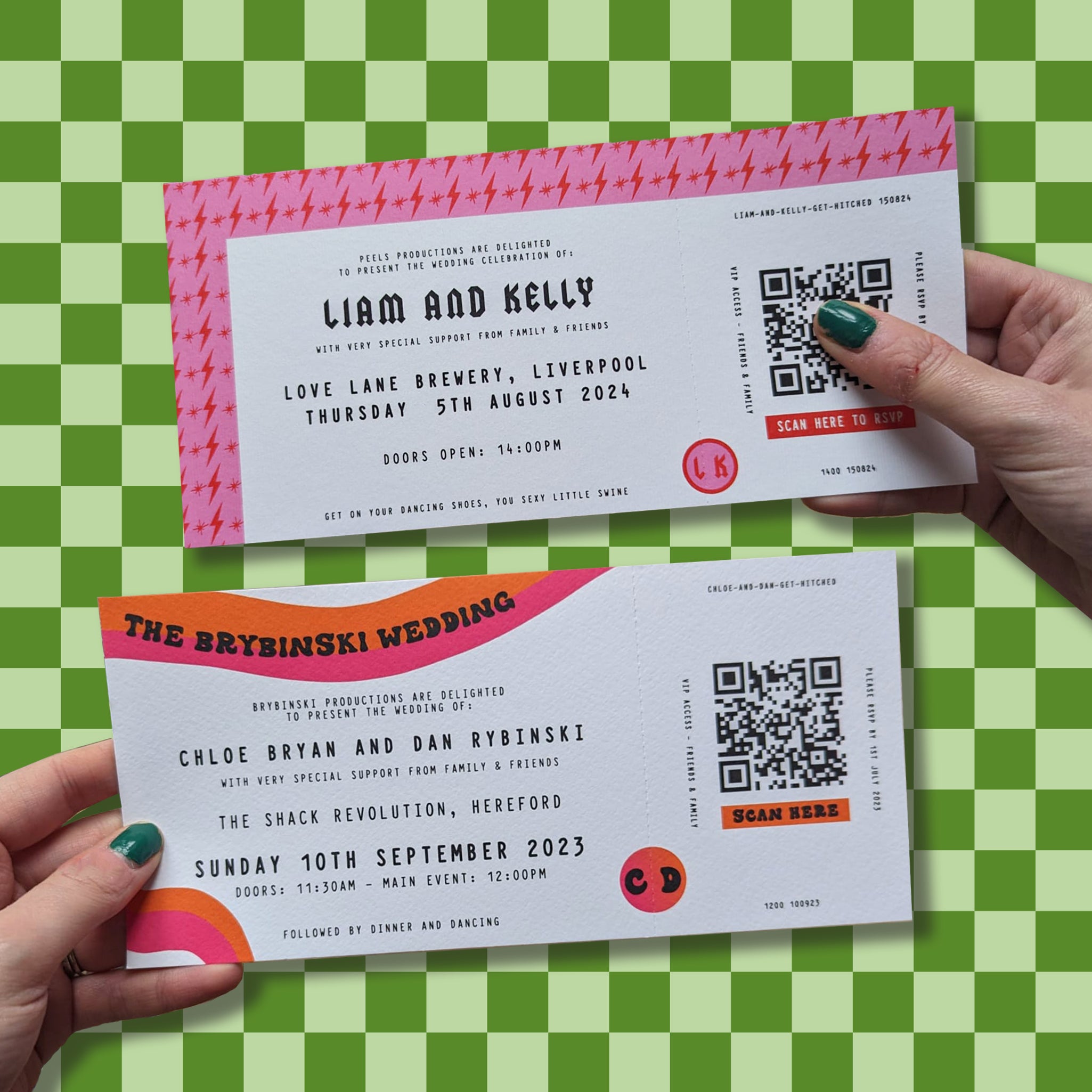 Get Giggy With It Ticket Invites – The Rock 'n' Roll Souls